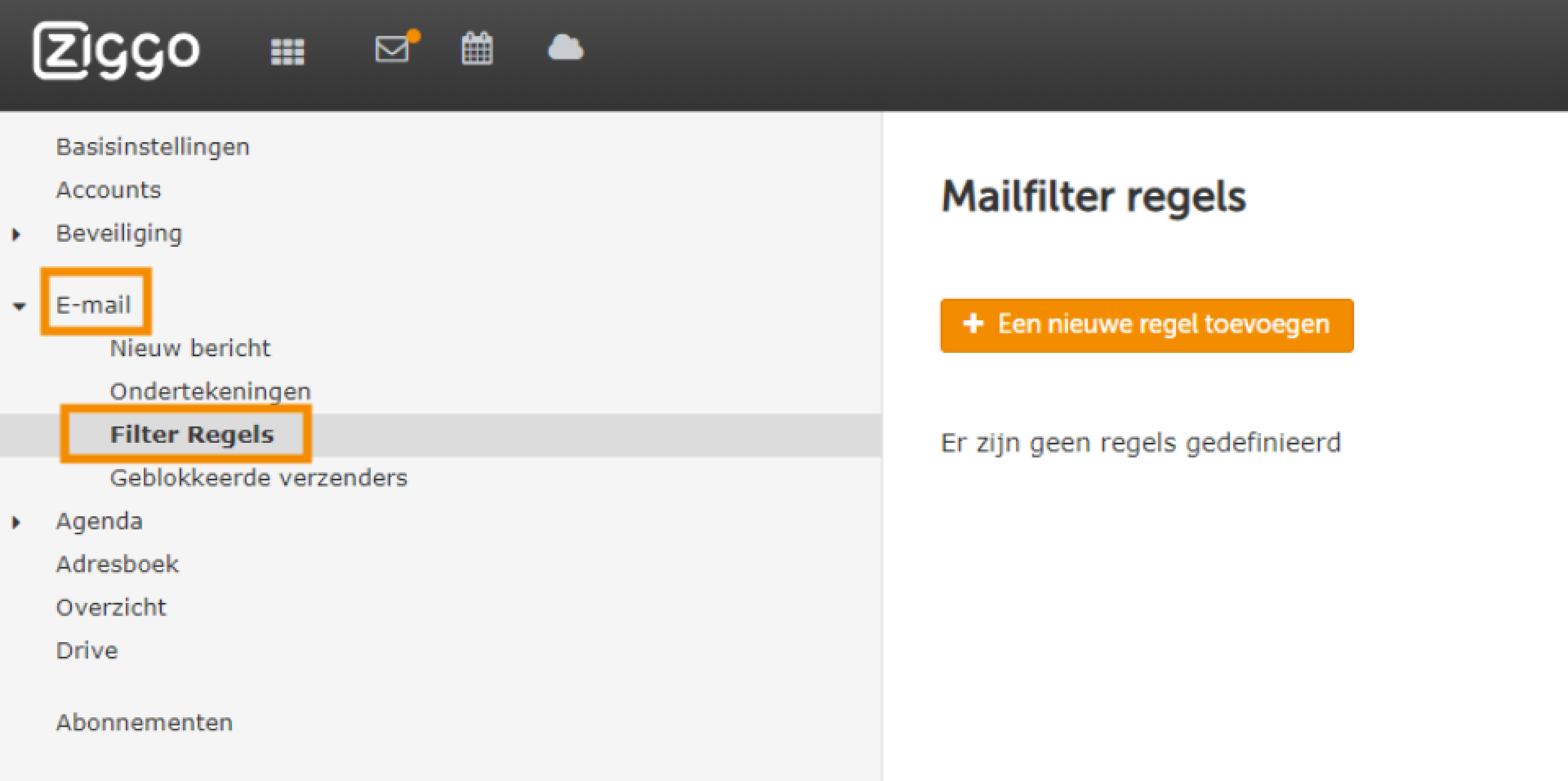 E-mail werkt niet | Klantenservice | Ziggo