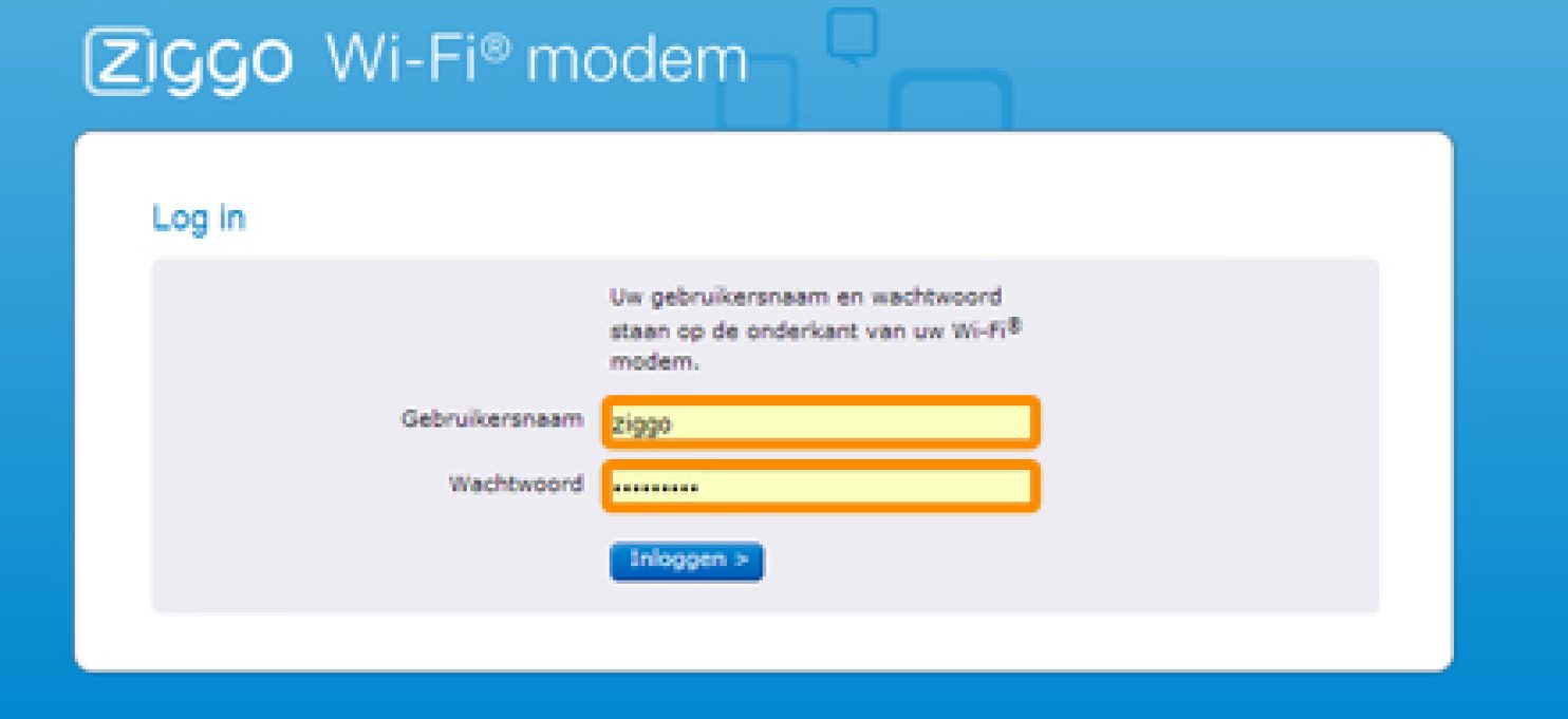Wifi-netwerknaam wijzigen | Klantenservice | Ziggo