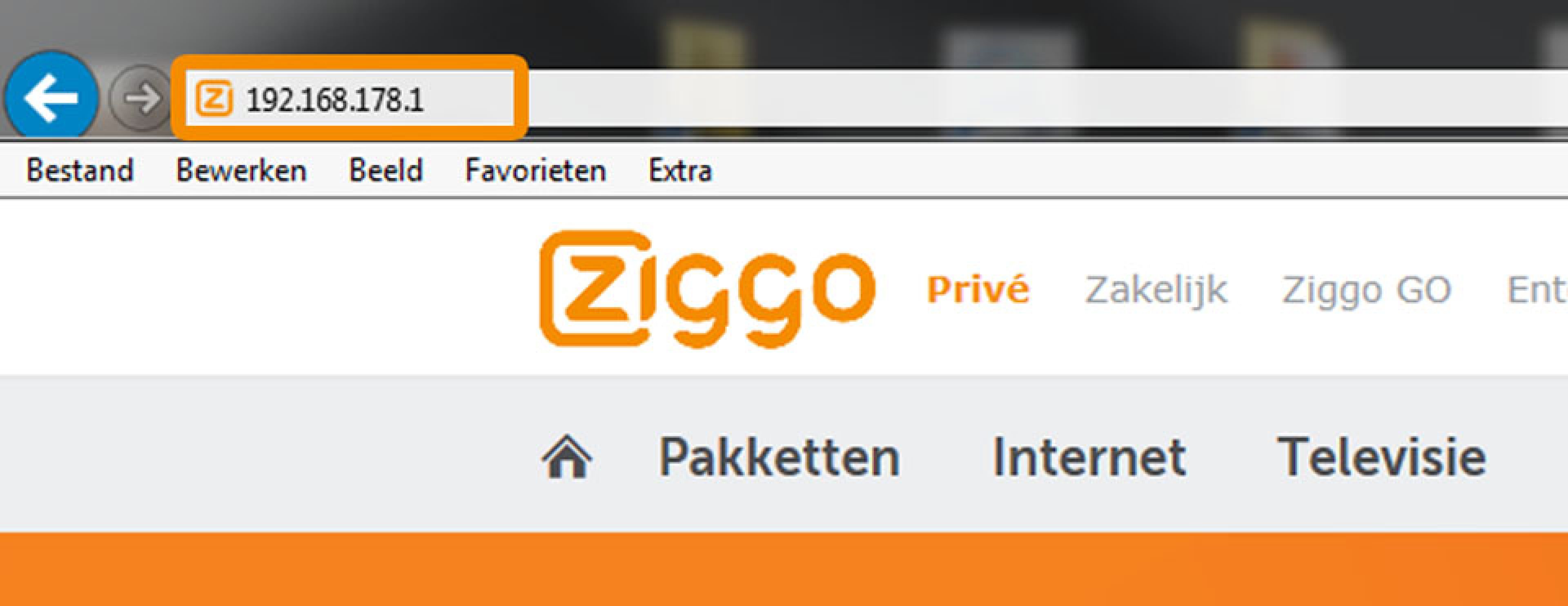 Inloggen op modem of wifi-versterker | Klantenservice | Ziggo