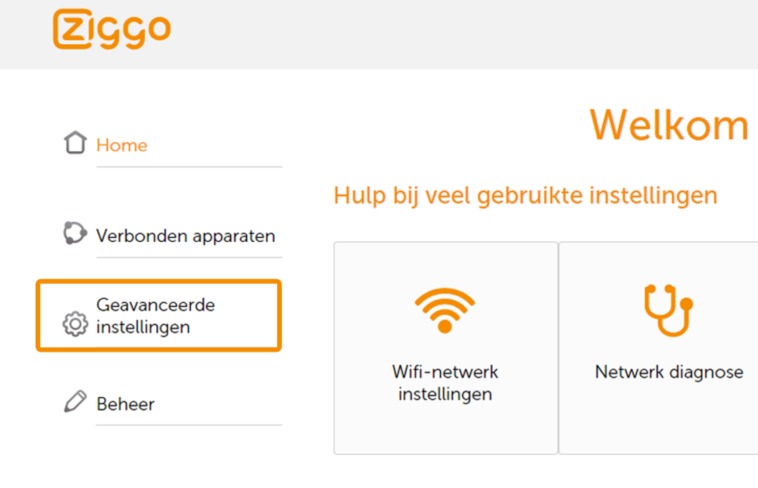 Wifi-kanaal wijzigen | Klantenservice | Ziggo