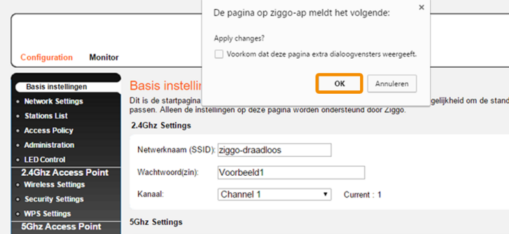 Wifi-kanaal wijzigen | Klantenservice | Ziggo