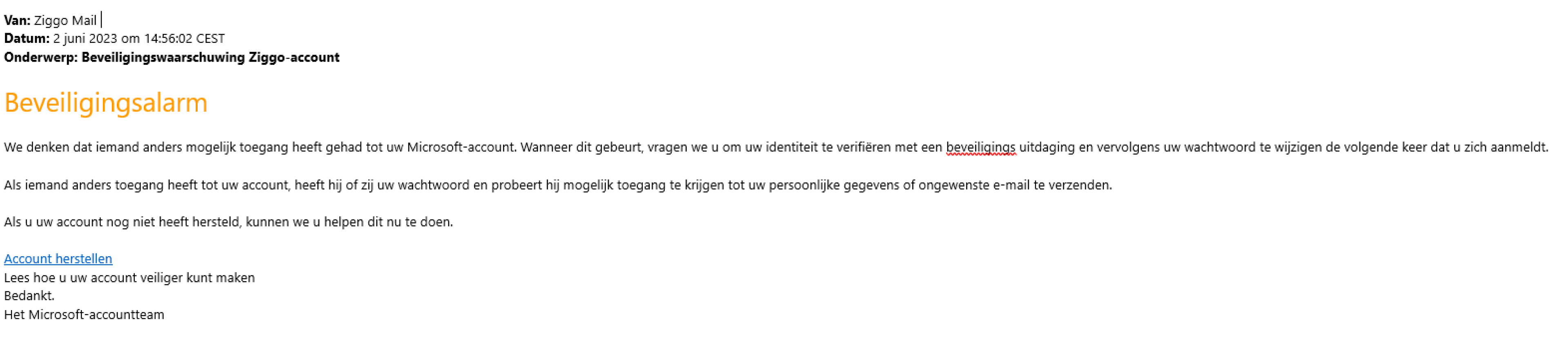 Hoe herken je phishing? | Klantenservice | Ziggo