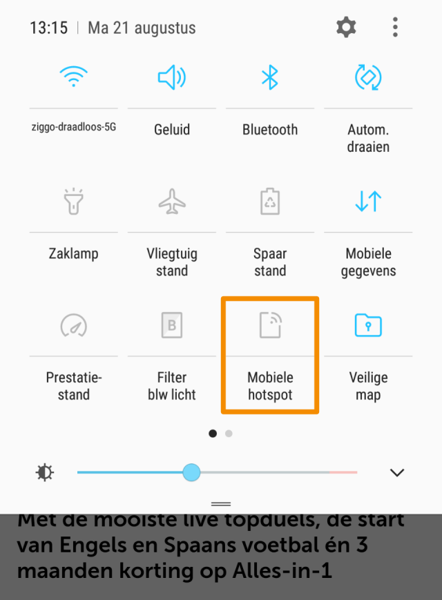 Mobiele hotspot gebruiken | Klantenservice | Ziggo