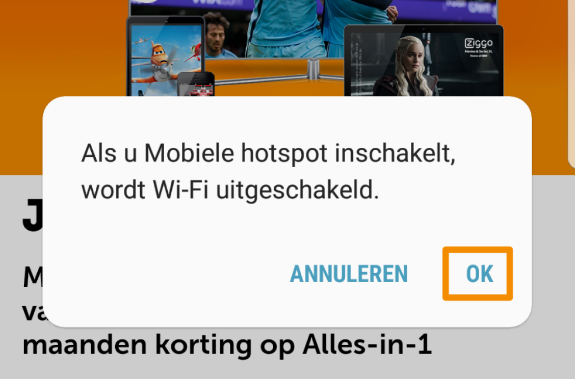 Mobiele hotspot gebruiken | Klantenservice | Ziggo