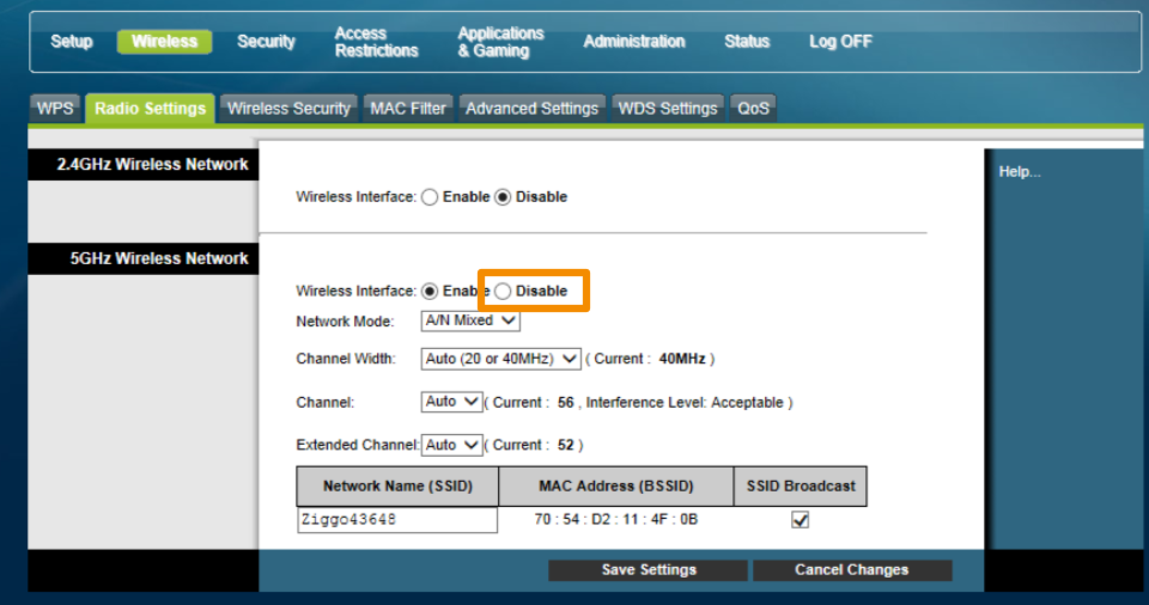 Wifi van je wifi-modem uitzetten | Klantenservice | Ziggo