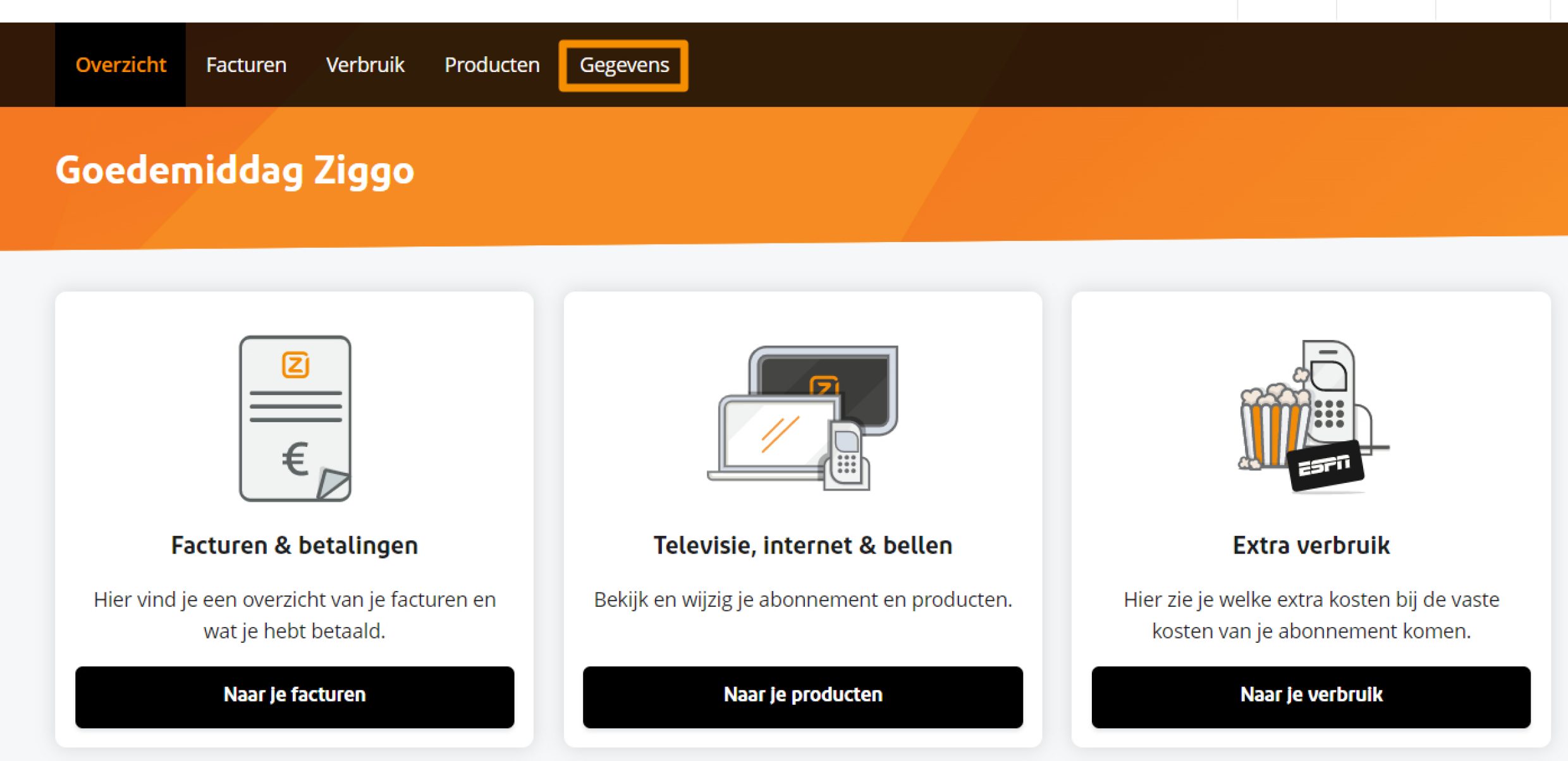 Foutmelding e-mail | Klantenservice | Ziggo