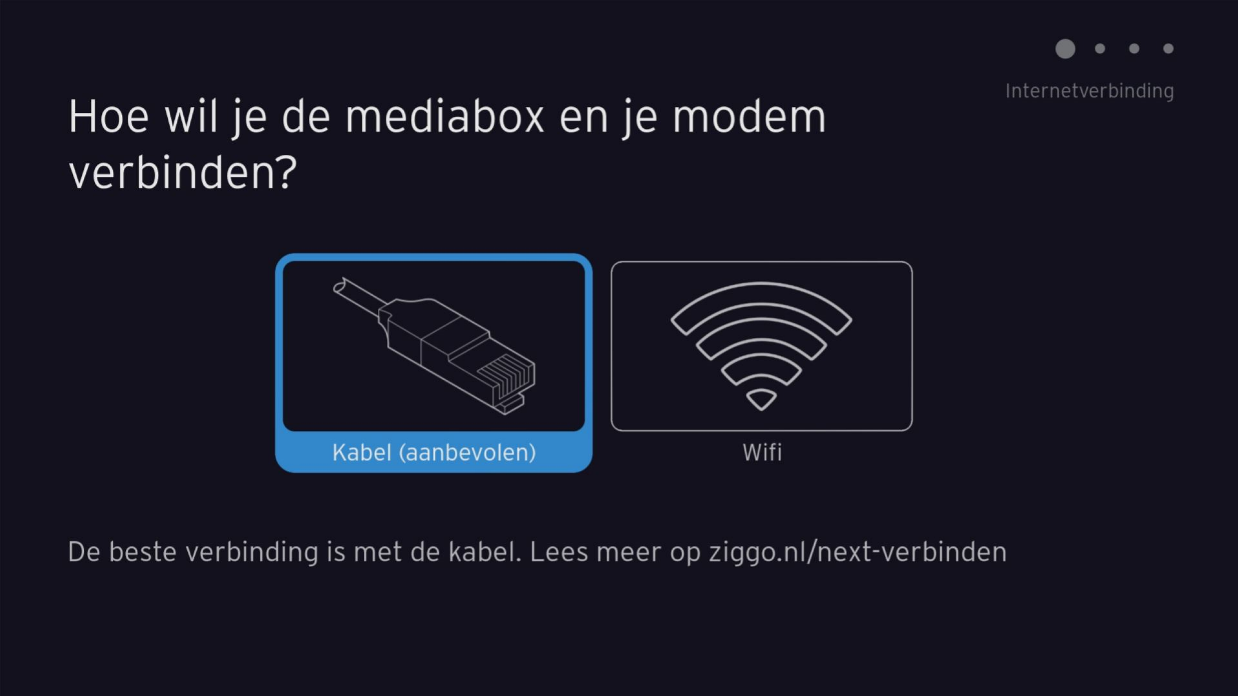 Internetverbinding Mediabox Next & Next Mini controleren | Ziggo