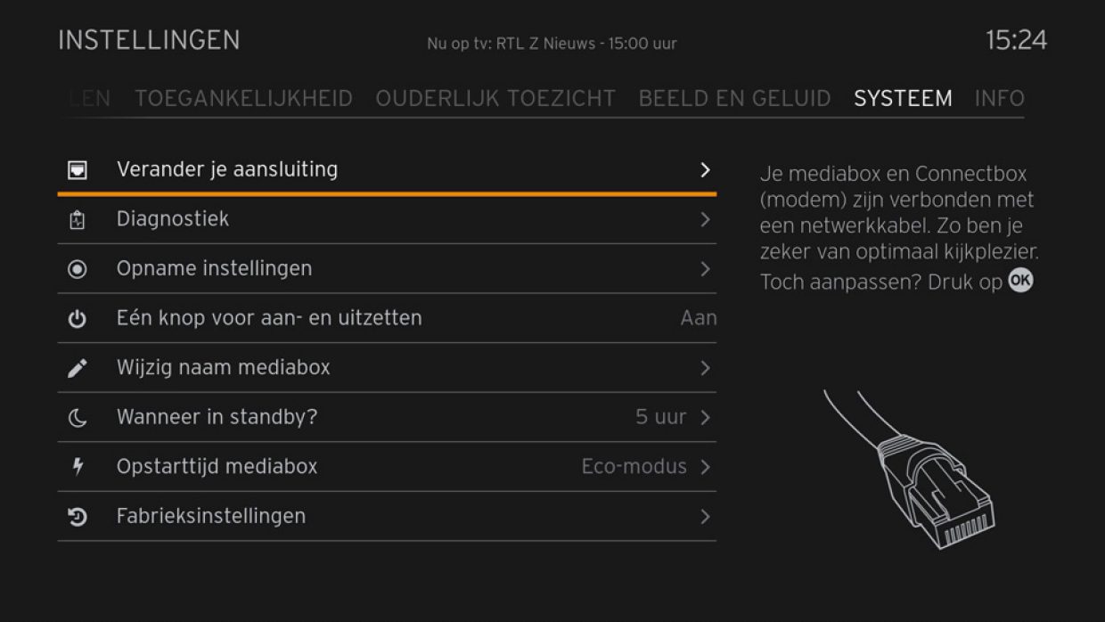 Internetverbinding Mediabox Next & Next Mini controleren | Ziggo