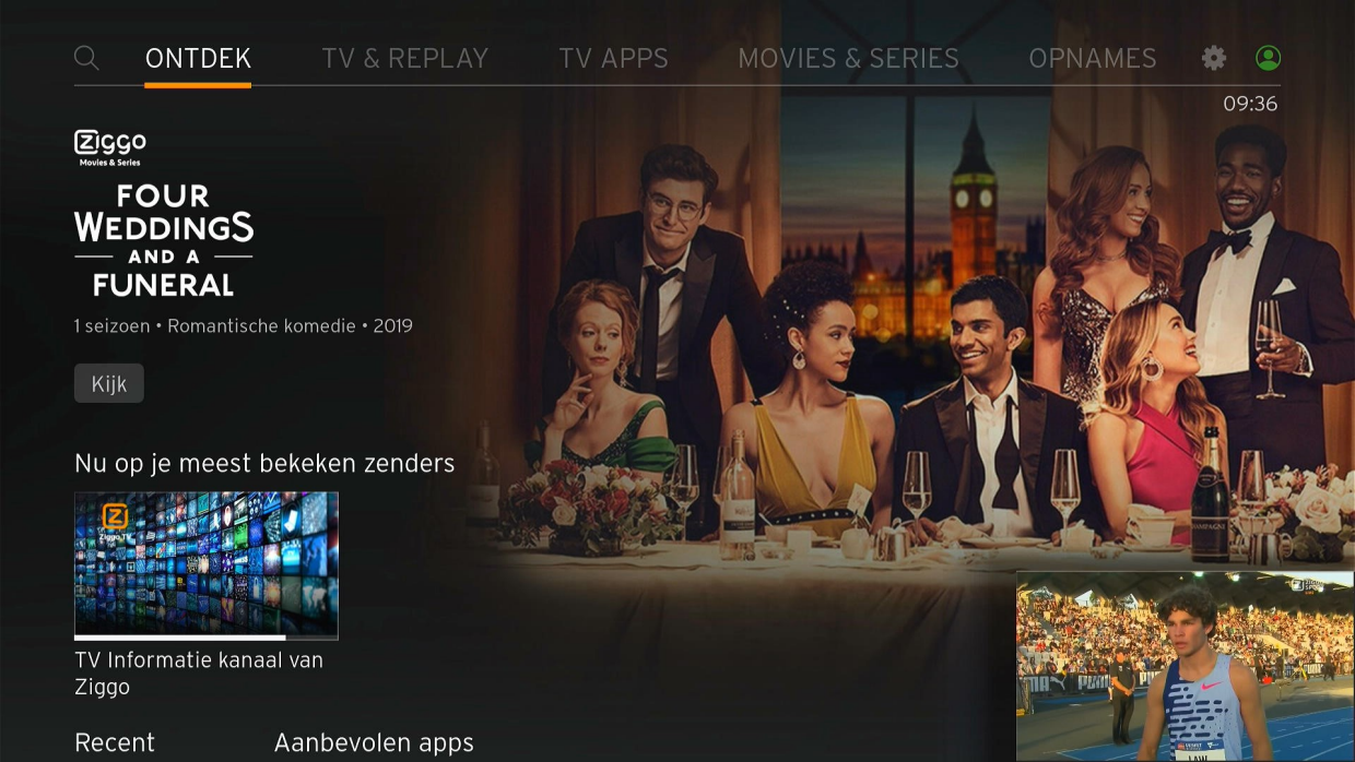 Het hoofdmenu: makkelijk en persoonlijk | Ziggo